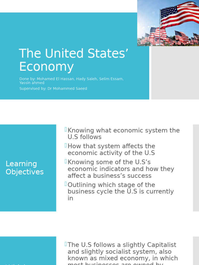 U.S. Economic System and Indicators 2024 | PDF | Economic Growth ...
