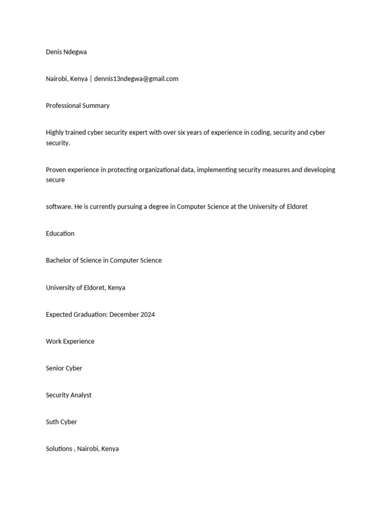 Denis | PDF | Security | Computer Security