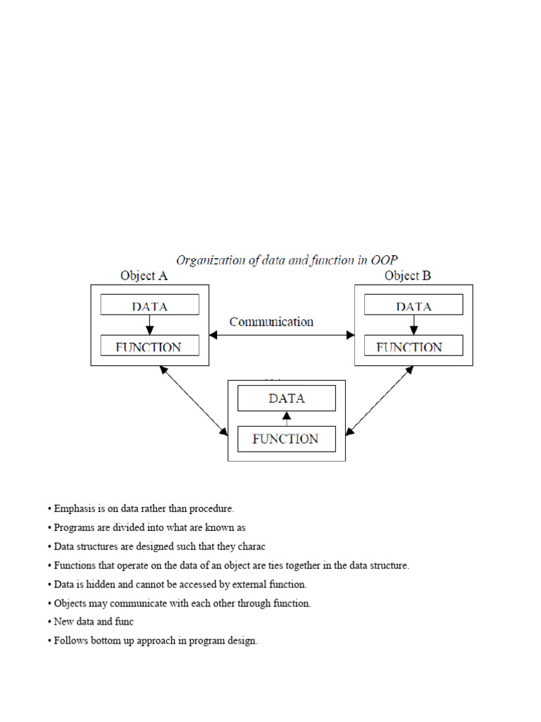 Lecture 2 Object Oriented Paradigm | PDF | Object Oriented Programming | Class (Computer ...