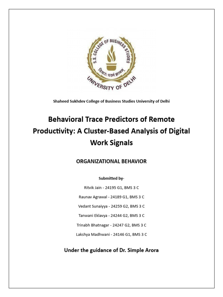 Ob Paper Final | PDF | Principal Component Analysis | Linear Regression