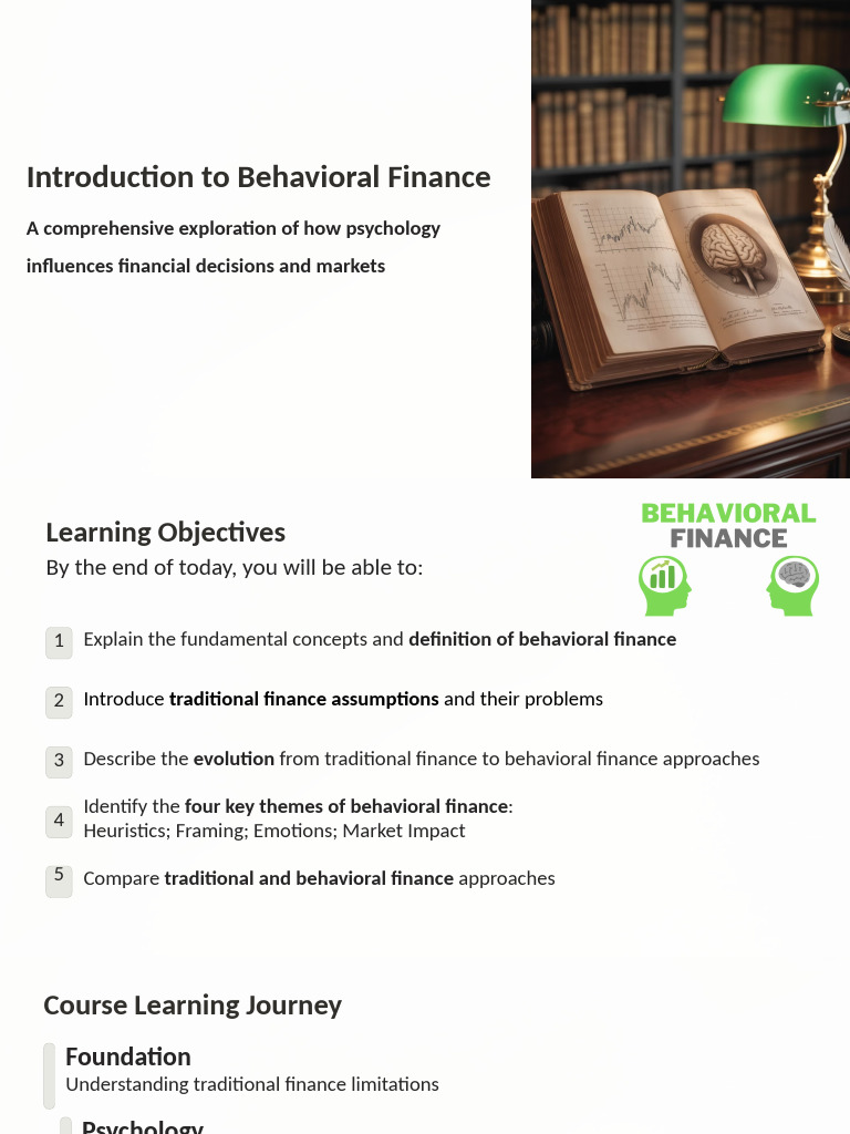 Understanding Behavioral Finance Concepts | PDF | Behavioral Economics ...