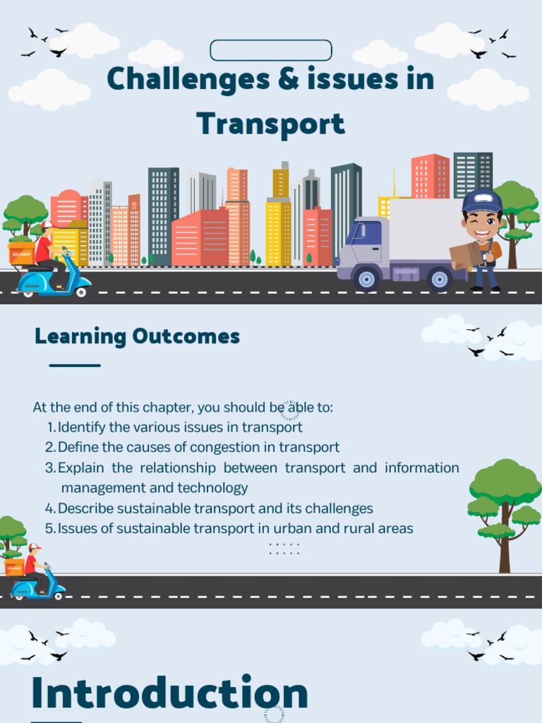Transportation Challenges and Solutions | PDF | Transport | Pollution
