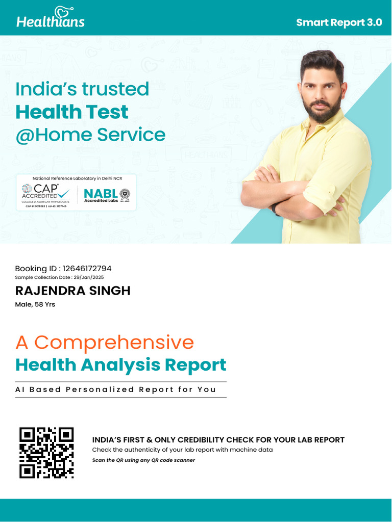 A Comprehensive: Health Analysis Report | PDF | Glycated Hemoglobin ...