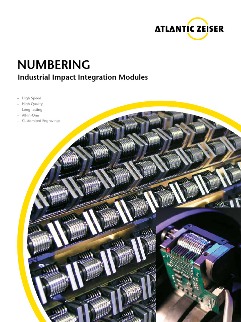 Atlantic Zeiser Numbering Manual | PDF | Barcode