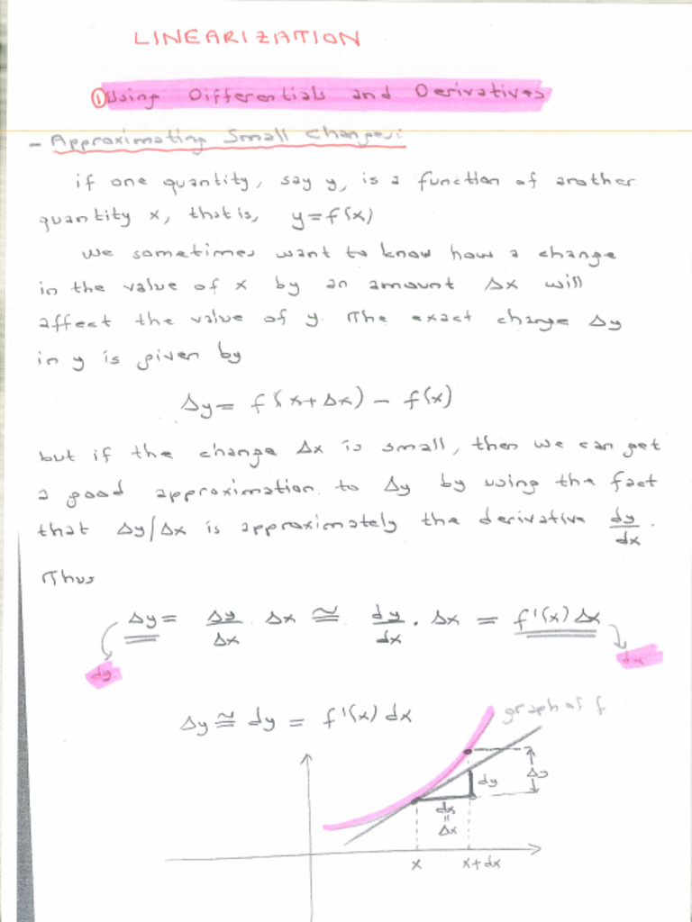 9 Linearization | PDF