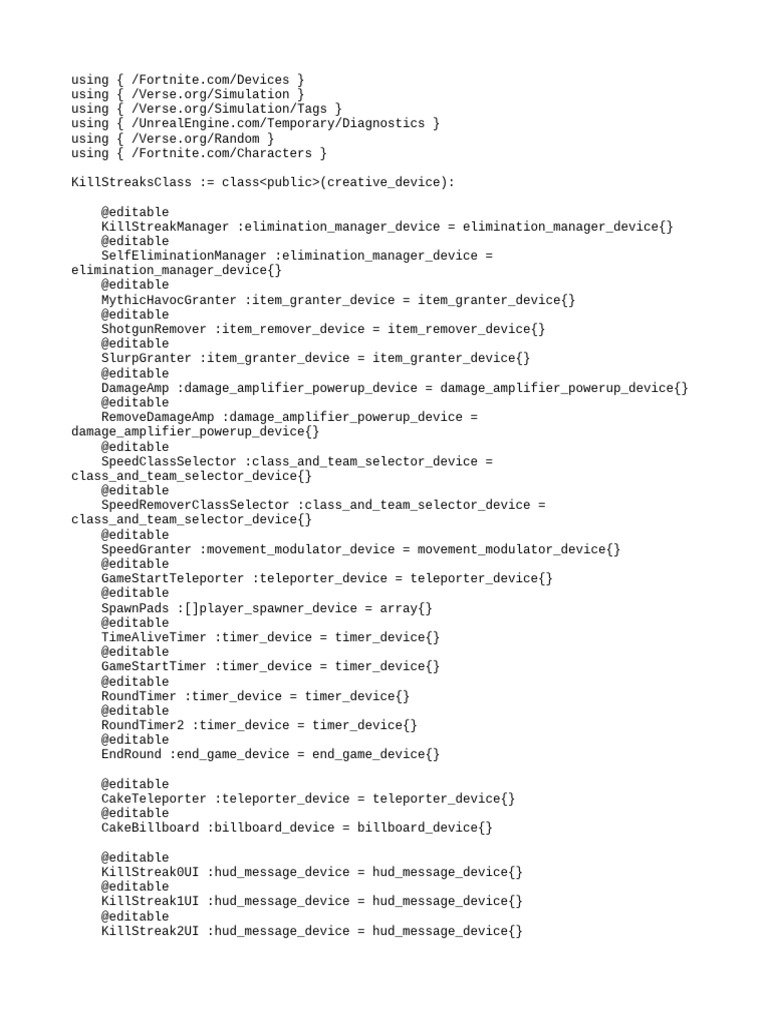 Kill Streak | PDF | Software Engineering | Computer Programming