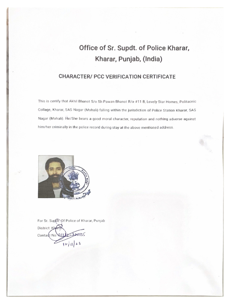 Punjab PCC | PDF