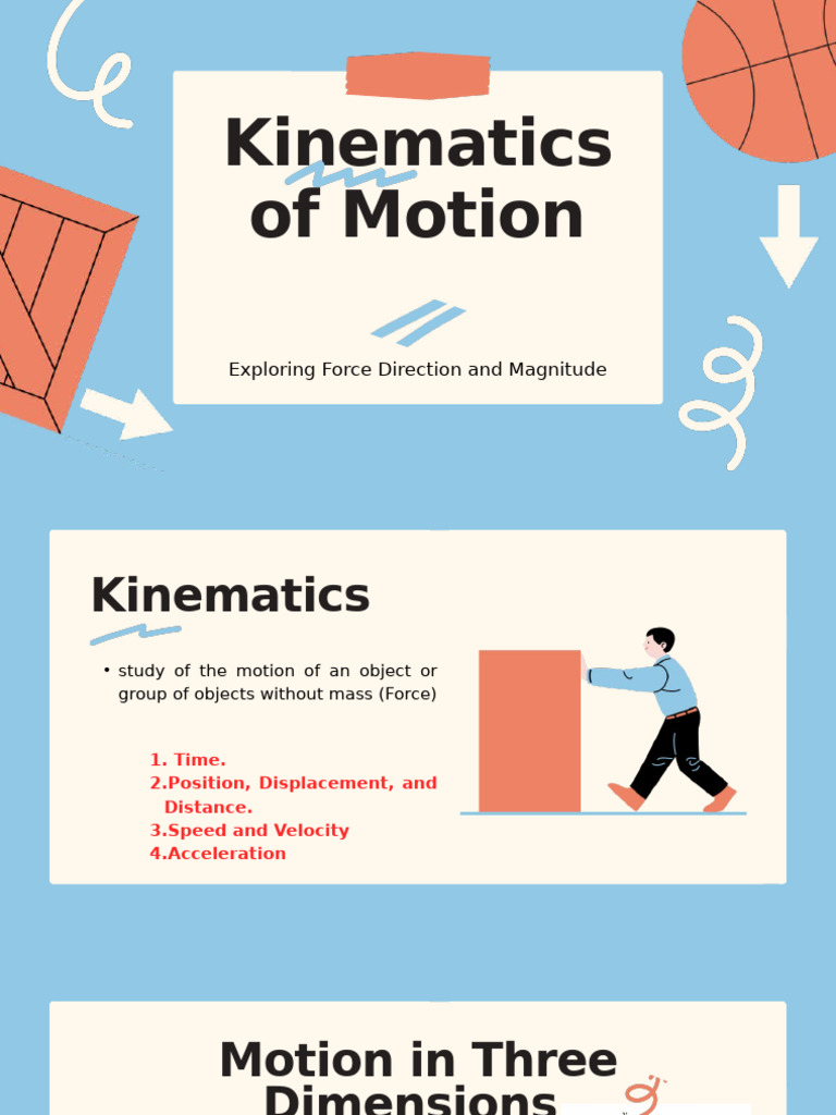 Understanding Kinematics: Force and Motion | PDF