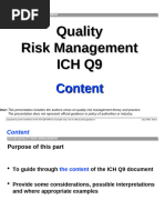 ICH Q9(R1) Quality Risk Management Guide | PDF | Risk Management | Risk