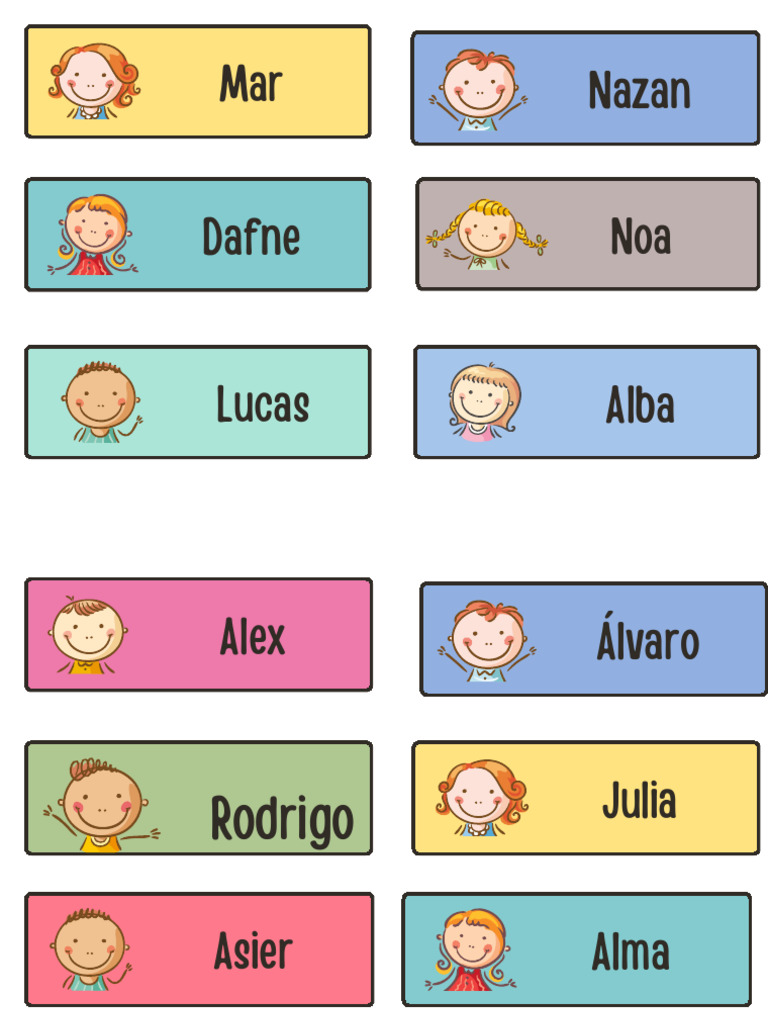 Tarjetas Educativas Meses Del Año Ilustrada Colorida | PDF