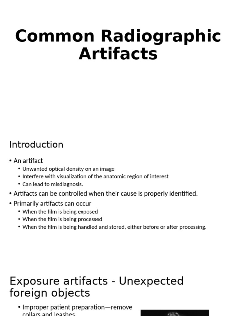 Artifacts | PDF | Radiography | Pixel