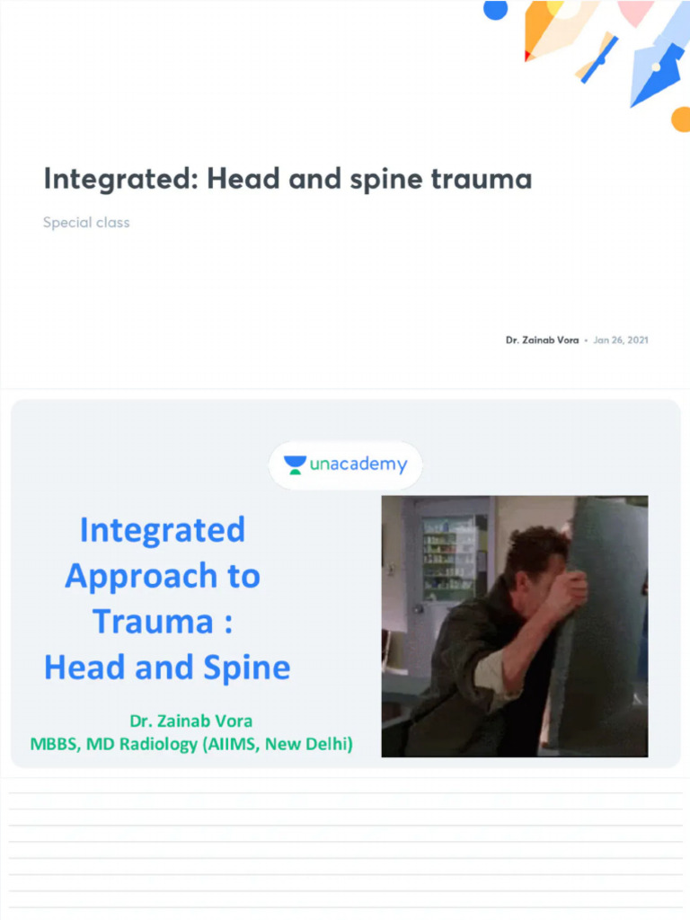 Integrated Head and Spine Trauma No Anno 1759050048556 | PDF