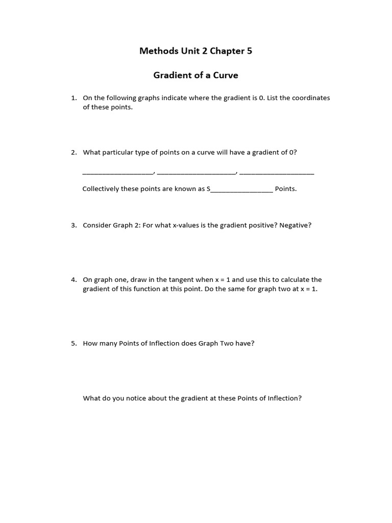 Gradient Intro Graphs | PDF