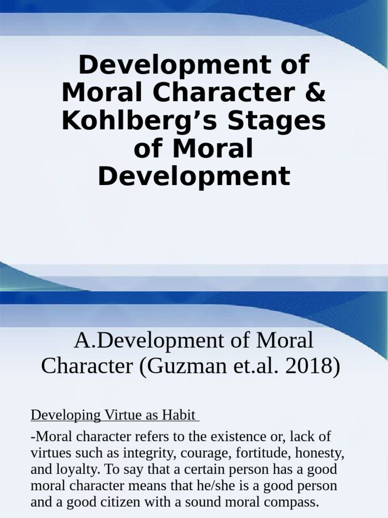Development-of-Moral-Character-Kohlbergs-stages_025804 | PDF | Virtue ...