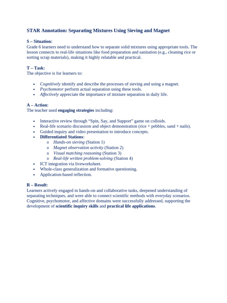 STAR Annotation LP Anmay | PDF