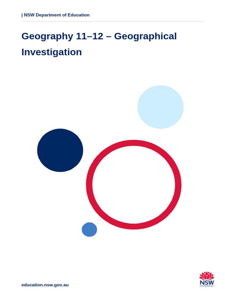 Hsie s6 Geography Geographical Investigation Learning Sequence | PDF ...