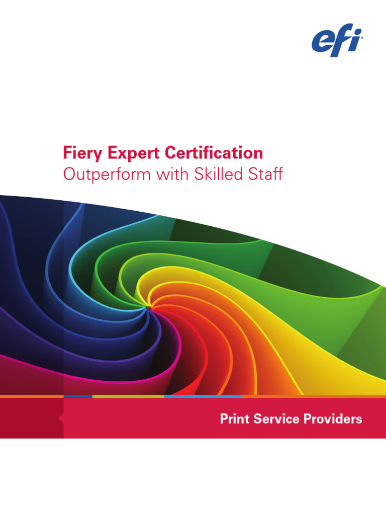 Efi Fiery Expert Certification Endcust BR en Us | PDF | Professional ...