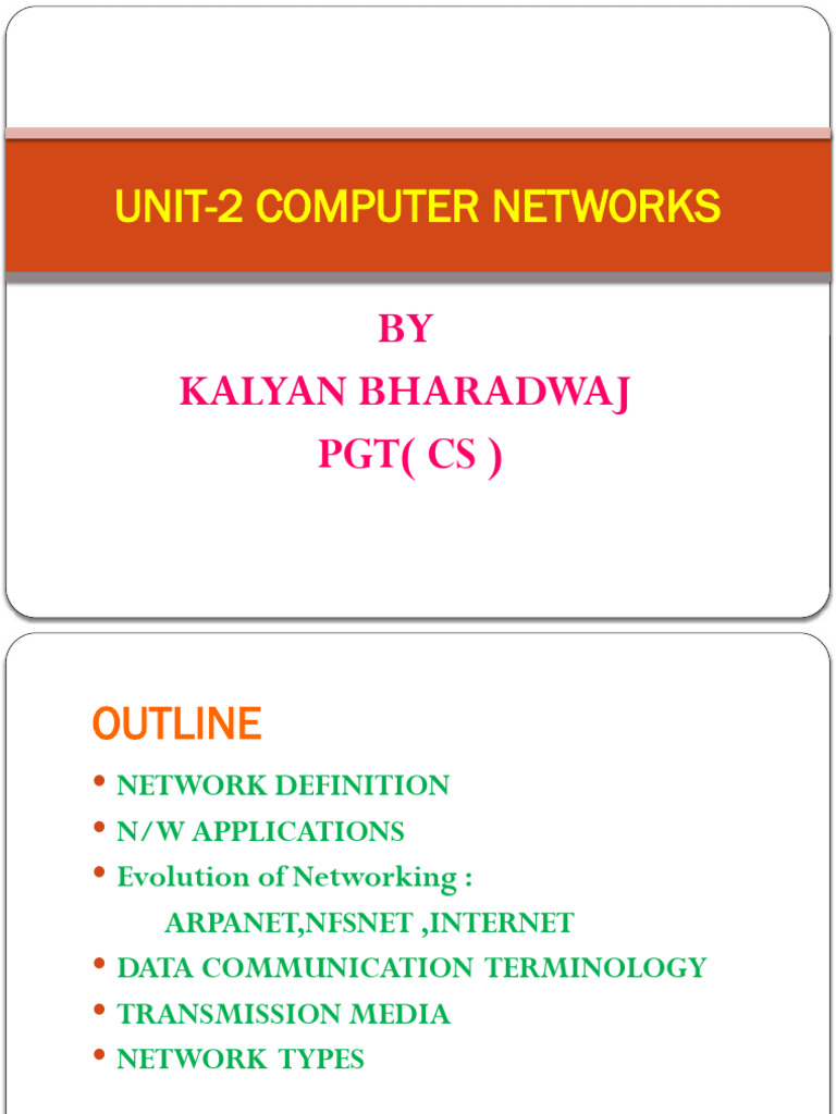 Unit-2 Computer Networks | PDF | World Wide Web | Internet & Web
