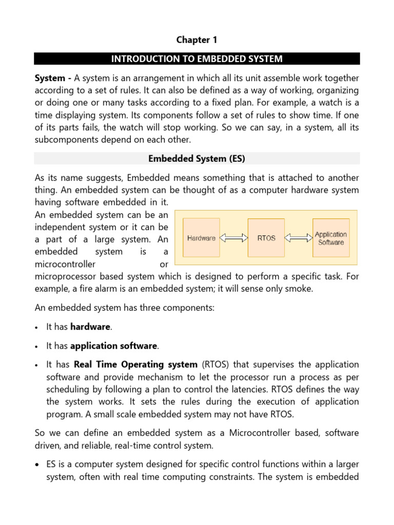 Es Complete | PDF | Embedded System | Central Processing Unit
