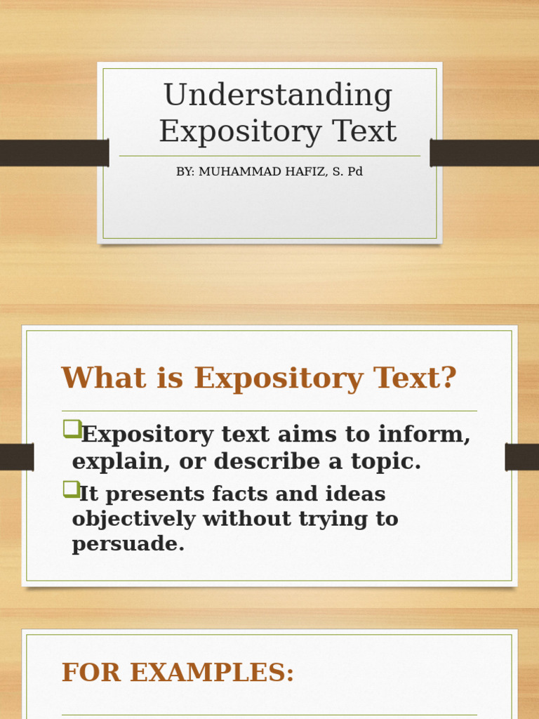 Expository Text: Key Features Explained | PDF