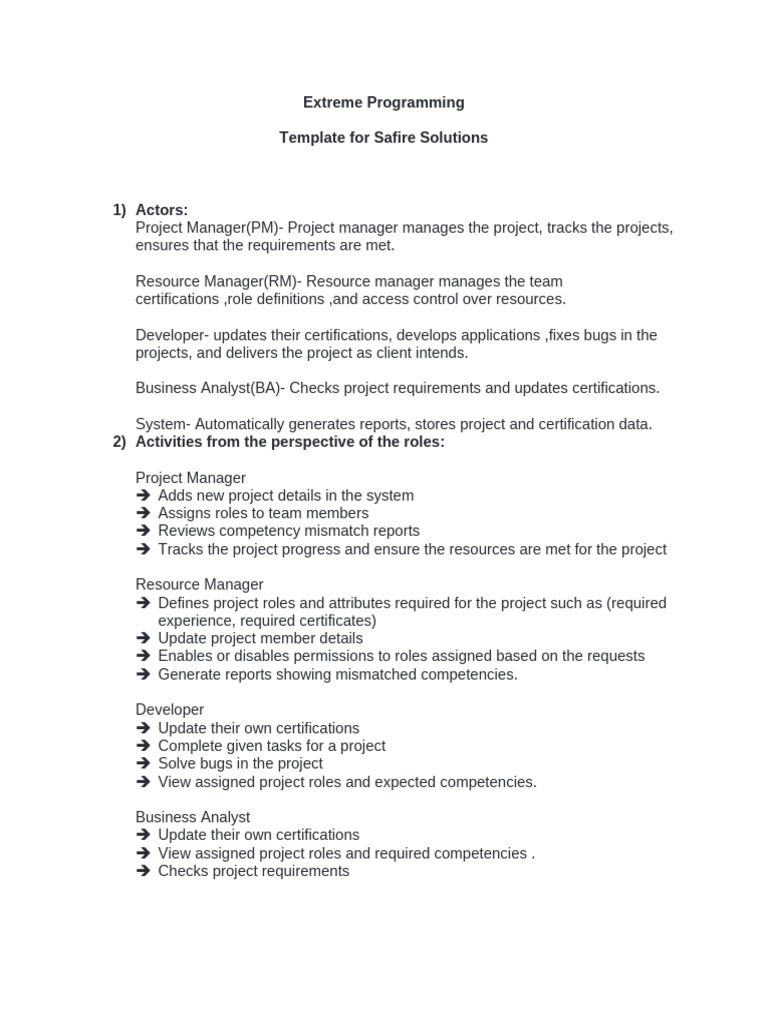 Extreme Programming | PDF | Computer Science | Software Engineering