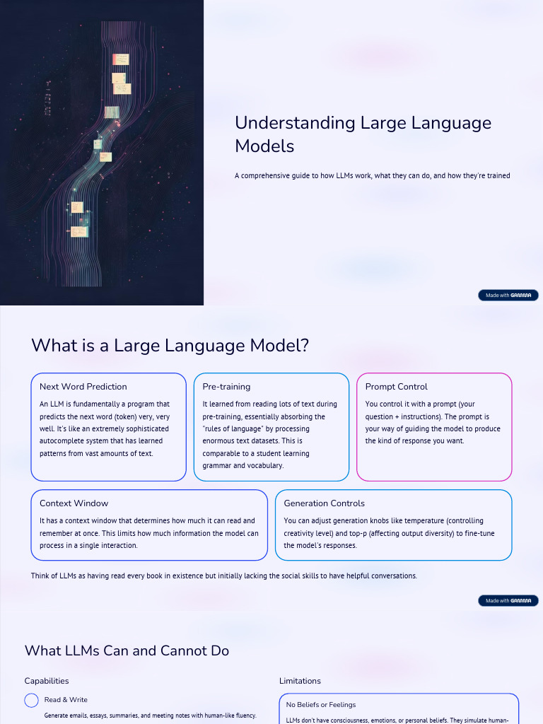 3. LLM intro PPT | PDF | Cognition | Learning
