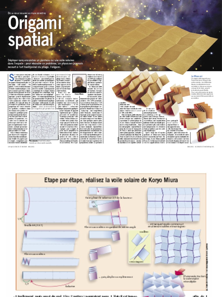 Origami Spatial | PDF | Origami | Télescope