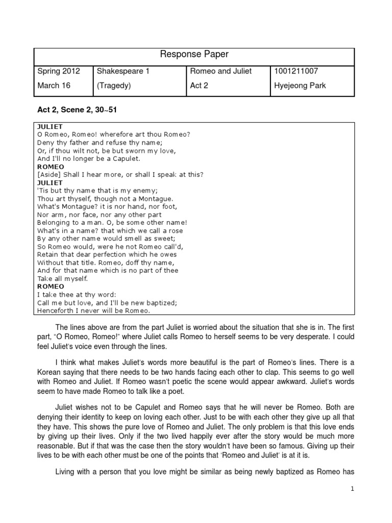 Romeo and Juliet Act2 | PDF | Shakespearean Tragedies | Romeo And Juliet