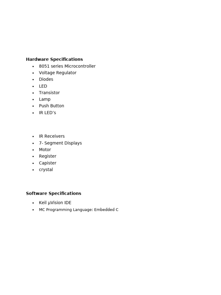 8051 Microcontroller Hardware & Software Guide | PDF