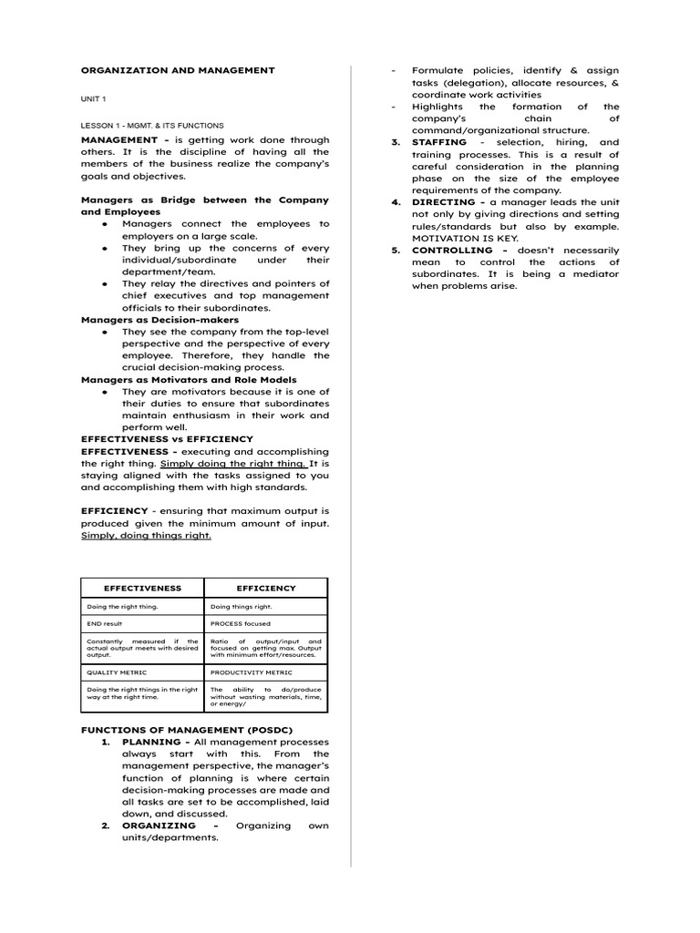 Organisation & Management - Rellora | PDF | Leadership | Employment