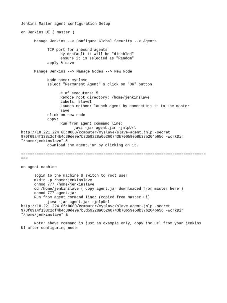 Master Agent | PDF