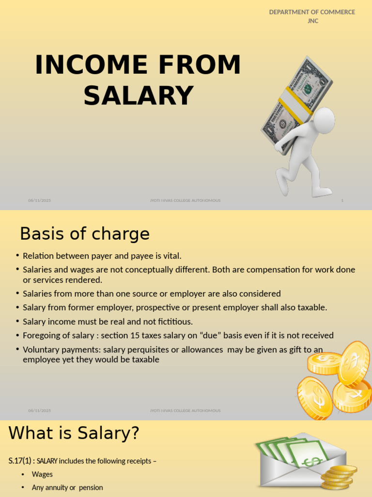 Income From Salary 21 | PDF | Cost Of Living | Employee Benefits