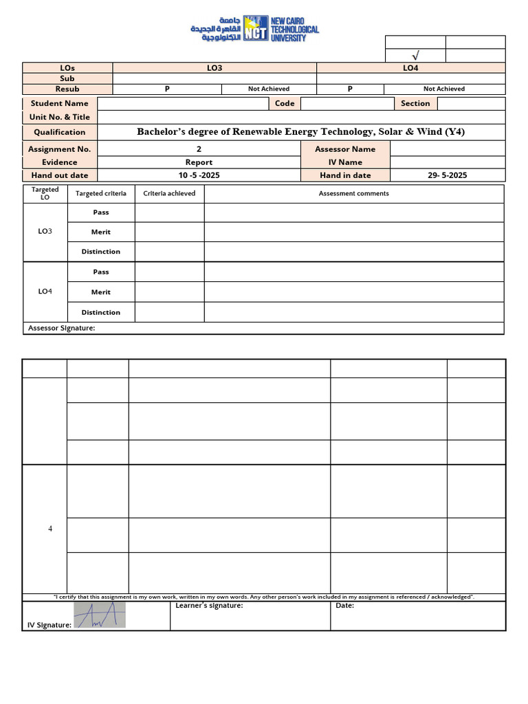 عادى Assignment 2 Smart Grid Technology Dr Saad | PDF | Physical Quantities | Electromagnetism