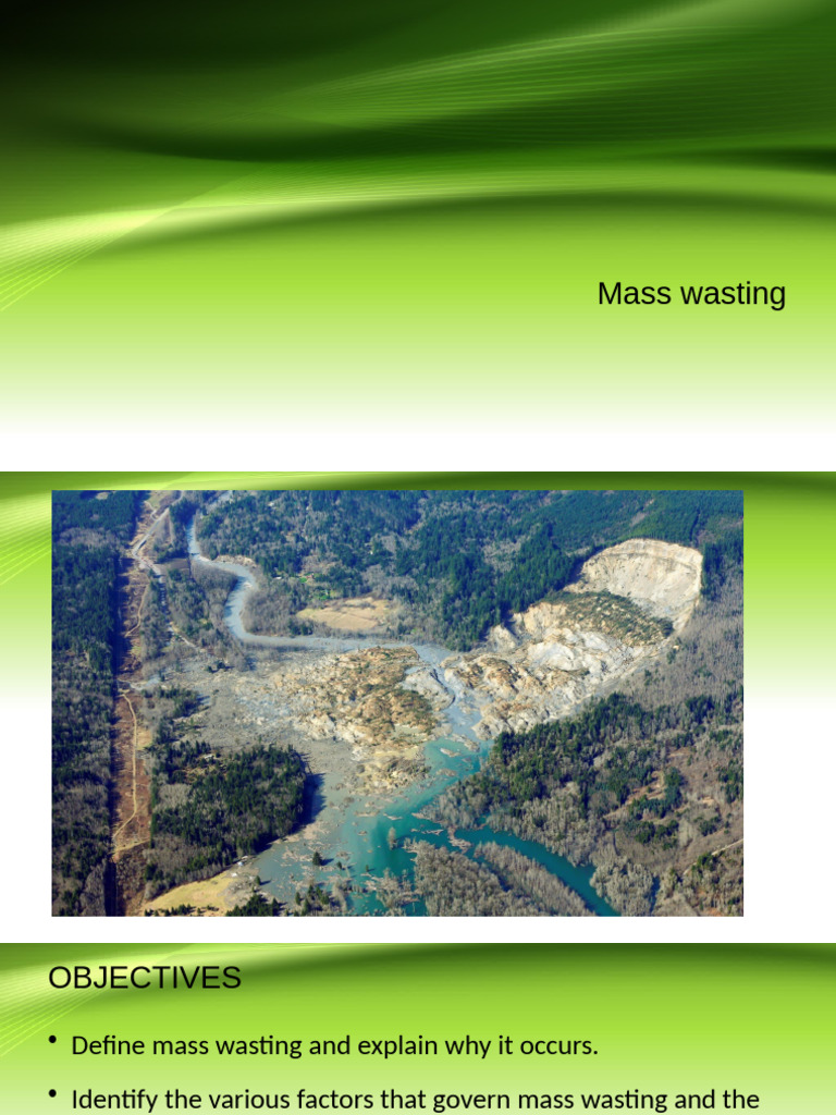 Understanding Mass Wasting Mechanisms | PDF | Landslide | Physical ...