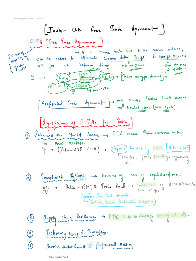 Free Trade Agreement | PDF