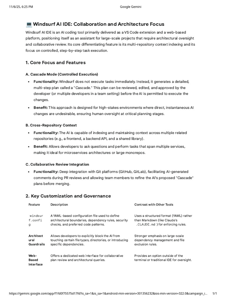 Windsurf | PDF | Artificial Intelligence | Intelligence (AI) & Semantics