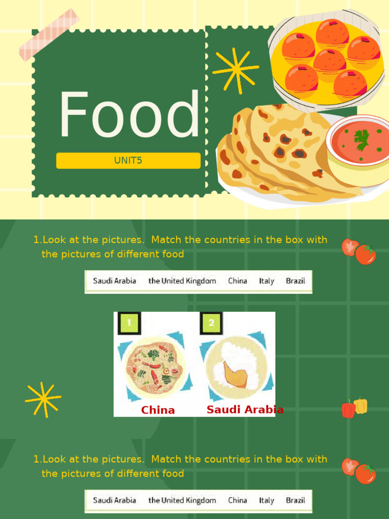 Global Food Festival Activities Guide | PDF | Pizza | Meal