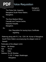 Wound Certificate Format for Hospitals | PDF