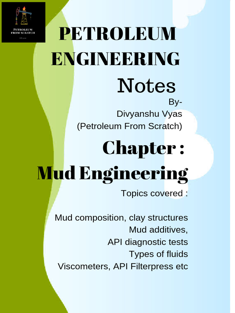 Mud Engineering in Petroleum Engineering | PDF