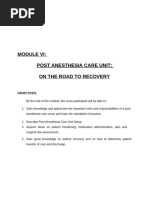 Post Operative Observations Guidelines | PDF | Pain Management | Surgery