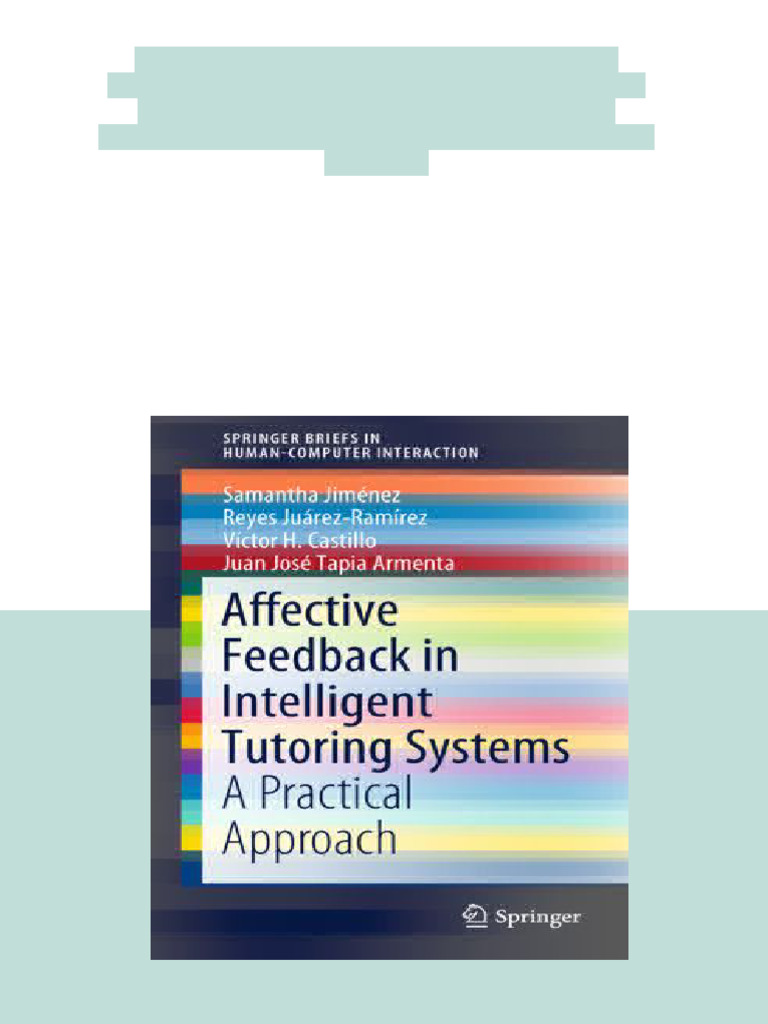 (Ebook) Affective Feedback in Intelligent Tutoring Systems by Samantha Jiménez, Reyes Juárez ...