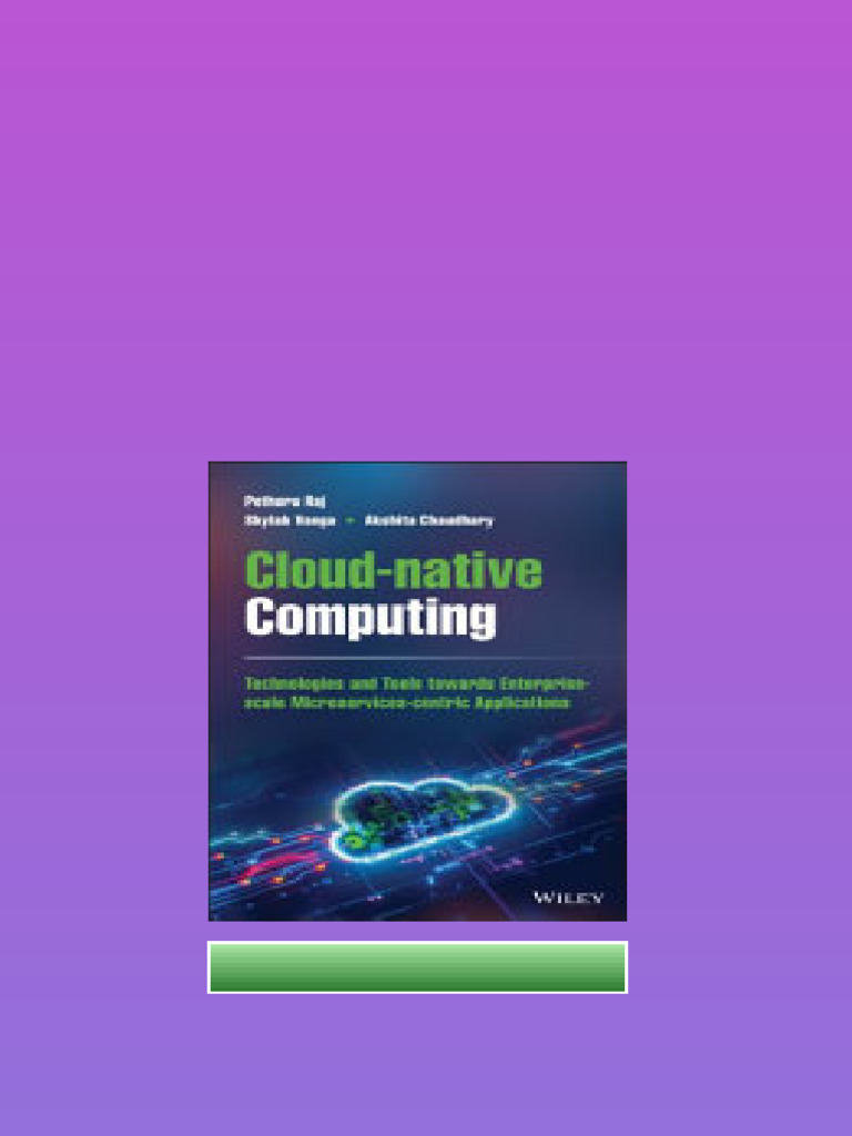 Cloudnative Computing How To Design Develop And Secure Microservices And Eventdriven ...