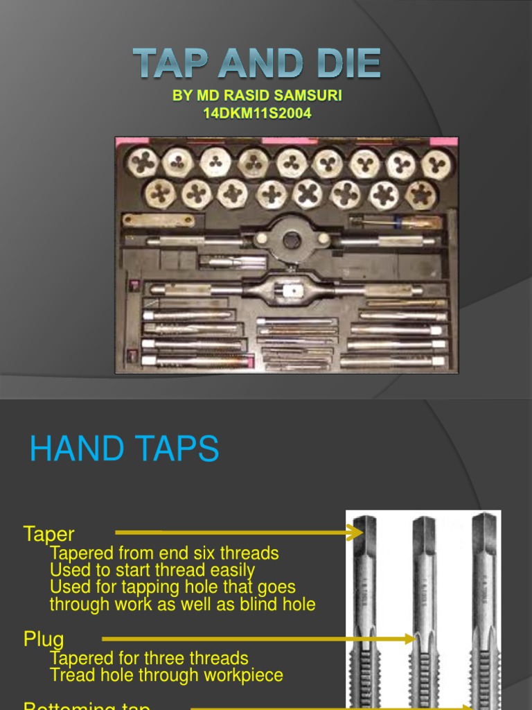tap n die | Drill | Screw