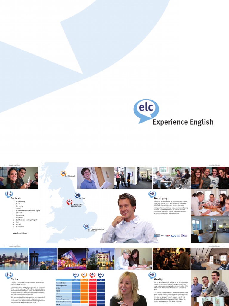 ELC Brochure | PDF | York | Manchester