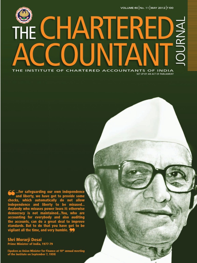 CA Journal May 2012 | PDF | Financial Inclusion | Accounting