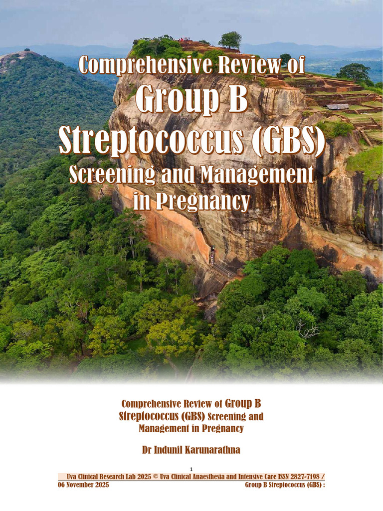 Comprehensive Review of Group B Streptococcus (GBS) Screening and ...