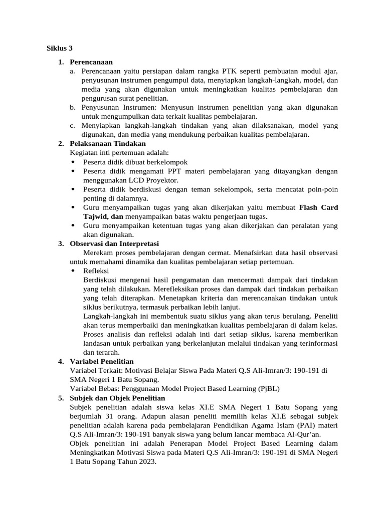 Penerapan PjBL untuk Motivasi Siswa PAI | PDF