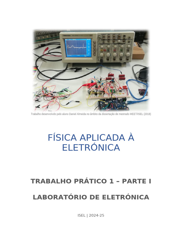 Trabalho1 FAE 2024 Parte I | PDF | Rede elétrica | Resistência elétrica ...