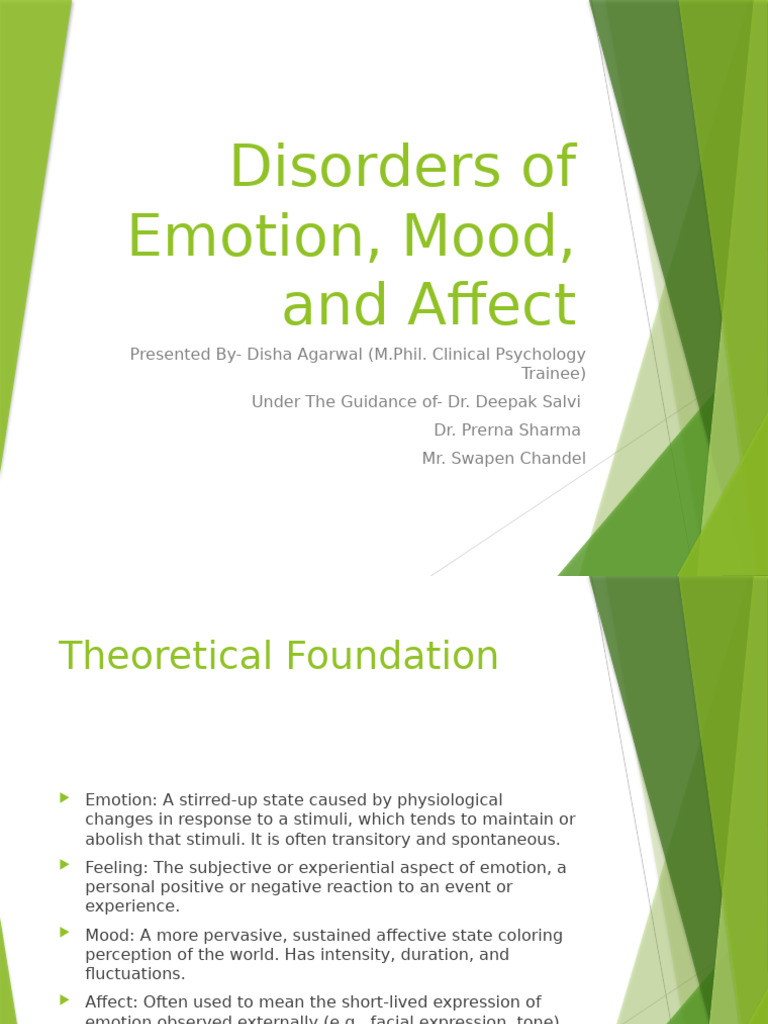 Understanding Emotional Disorders | PDF | Emotions | Anxiety