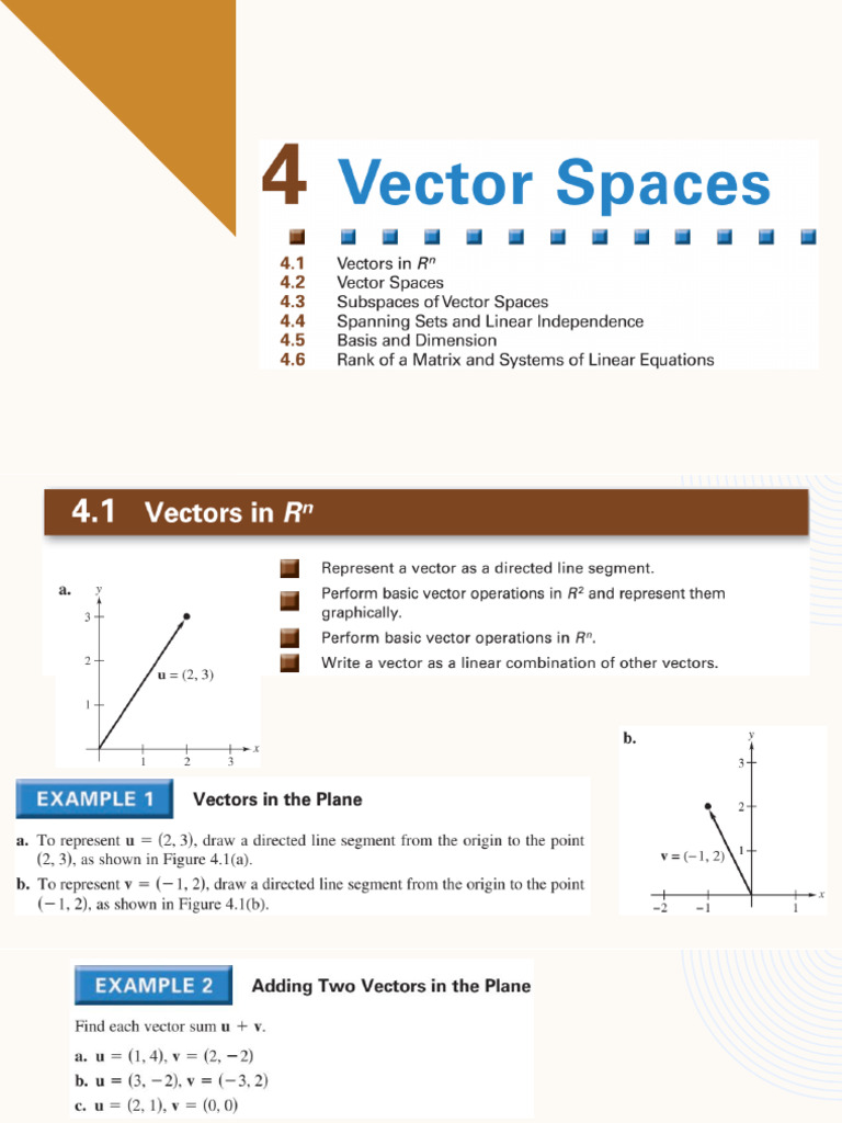 4 - Vector Spaces | PDF